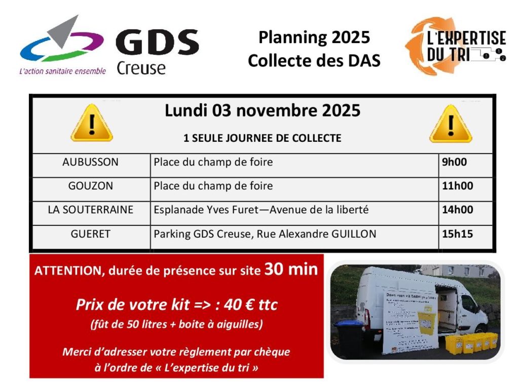 GDS Creuse – L'action sanitaire ensemble.